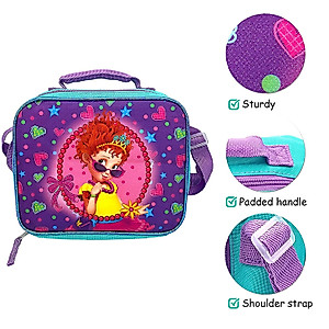 Zak Designs, UPD, Fancy Nancy, Nintendo Rectangle Lunch Bag, small, Fancy Nancy Teal