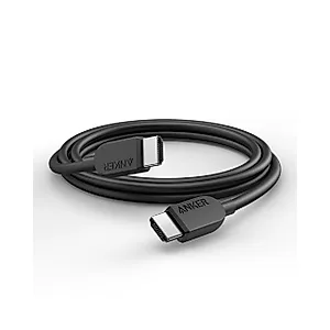 Anker HDMI 2.1 Cable 8K@60Hz,6FT Ultra HD 4K@120Hz HDMI to HDMI Cord,48 Gbps Certified Ultra High-Speed HDMI Cable,Compatible with PlayStation 5,Xbox,Samsung TVs,and More