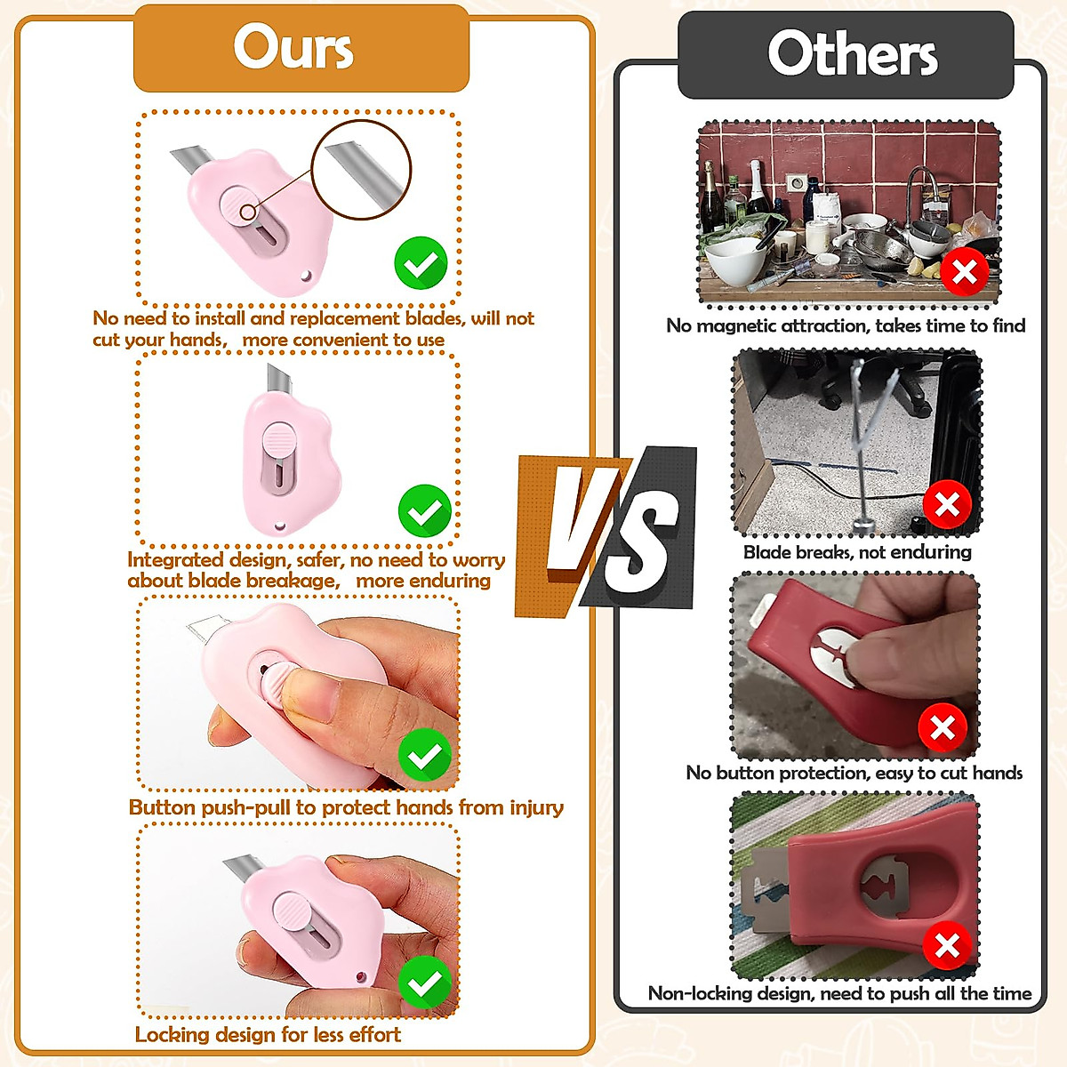 XANGNIER Bread Lame Dough Scoring Tool,2 Pack Sourdough Scoring Tools,Bread Dough Cutter Slashing Razor Tool,Scoring Patterns Booklet,Bread Baking & Making Tools Supplies Accessories