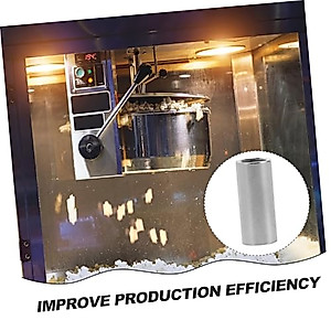 ULTECHNOVO 5pcs Mixing Sleeve Mixing Sticks Socket Popcorn Machine Mixer Shaft Socket Popcorn Maker Parts Popcorn Machine Replacement Socket Popcorn Maker Mixer Socket Stainless Steel Silver