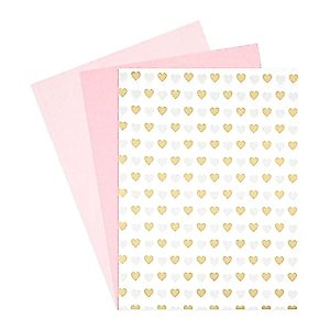 Pink Wrapping Tissue Paper Bulk for Gift Bags, 3 Decorative Colors (60 Sheets)
