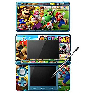 Mario Party Game Skin for Nintendo 3DS Console