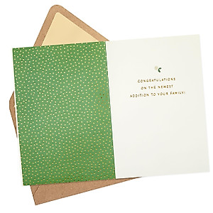 Hallmark Signature Baby Shower Card for New Parents (Oh Baby) Welcome New Baby, Congratulations, Gender Reveal