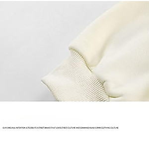 CUTEGAL Aesthetic Hoodie Y2K Hoodie Gothic Hoodie Graphic Hoodie Flame Cross Print Streetwear Oversized Hoodie Unisex 2023AW (Brown,XL,X-Large)