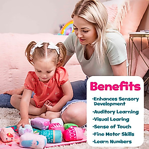 Hapinest Unicorn Carry Playmat Soft Toys Gifts for Baby Girls Ages 1 Year and Up