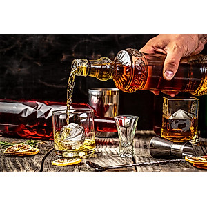 Ice Cube Tray, HANCELANT 2.5inch Ice Cube Molds, 2 Cavity Silicone Rose & 2 Diamond Ice Ball Maker, Easy Release Large Ice Cube Form for Chilling Cocktails, Whiskey, Bourbon & Homemade Juice (Gray)