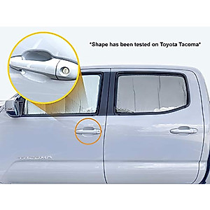 YelloPro Custom Fit Door Handle Cup 3M Scotchgard Anti Scratch Clear Bra Paint Protector Film Cover Self Healing Guard For 2016 2017 2018 2019 2020 2021 2022 Toyota Tacoma Pickup Truck