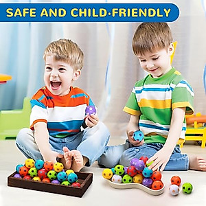 SCIONE 36 Pack Soccer Fidget Spinners, Soccer Party Favors for Kids, Fidget Toys Bulk, Stress Balls, Goodie Bag Stuffers for Birthday Party, Treasure Box for Classroom, Valentines Day Gifts