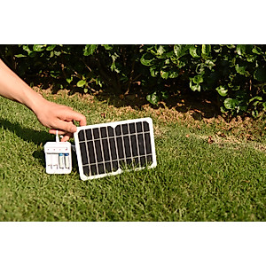 AA & AAA Rechargeable Batteries Solar Charger for 1.2V AA & AAA Batteries with 3 Watt Solar Panel and 4-Bay USB AA & AAA Charger