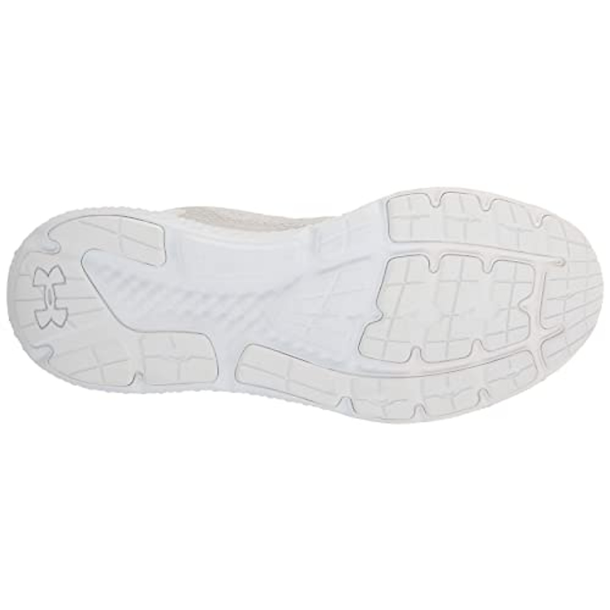 Under Armour Women's Charged Rogue 3 Knit, (102) White/Gray Mist/Iridescent, 8.5, US