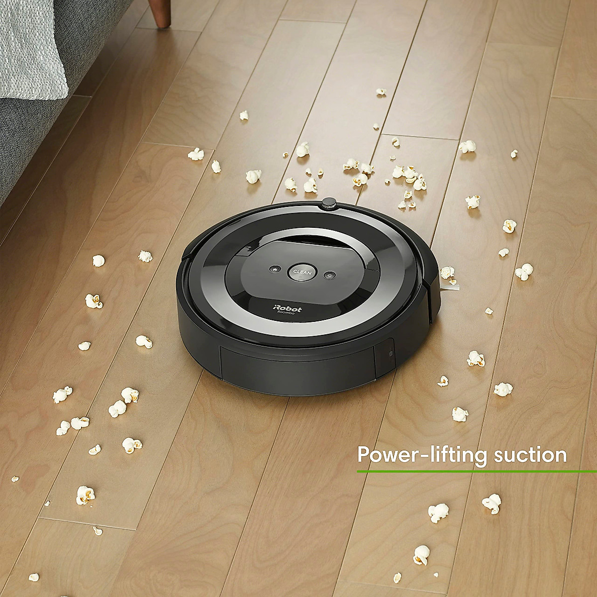 iRobot Roomba E5 (5150) Robot Vacuum - Wi-Fi Connected, Works with Alexa, Ideal for Pet Hair, Carpets, Hard, Self-Charging Robotic Vacuum, Black (Renewed)