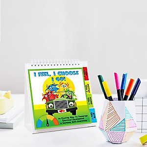 Mood Flipbook Kit with Emotion Cards for Kids,Teach Children to Identify Feeling & Make Positive Choices, Autism (ASD) Friendly Teaching Toy, Preschool Learning Toy for Ages 3-7