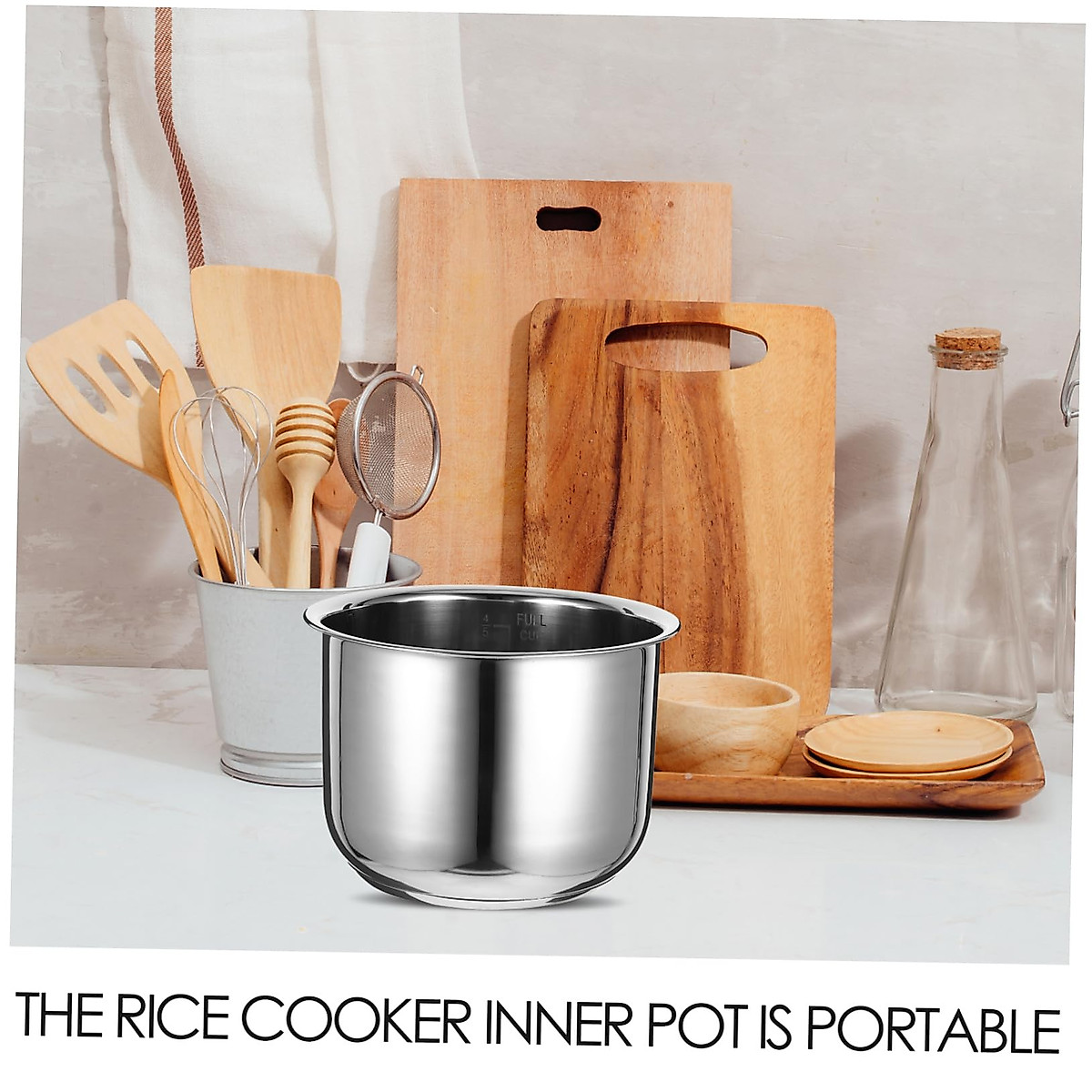 Anneome Rice Cooker Inner Pot Replacement Non Stick Liner for Electric Rice Cooker Cooking Pot for Meal Prep Kitchen Accessory for Cooked Rice