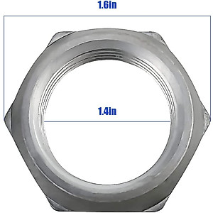DDV Replace WH2X1193 Hub Nut Fits for General Electic Top-Load Washing Machines AP2045284 PS271505 AH271505 1.5 inch Diameter