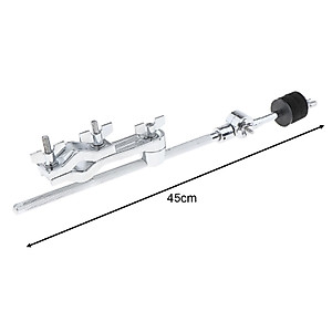 B Baosity Drum Extension Clamps Cymbal Brake Tilt Attachment Handbell Cowbell Clamp Holder Drum Set Clamp Practice Drum Pad Students Kids