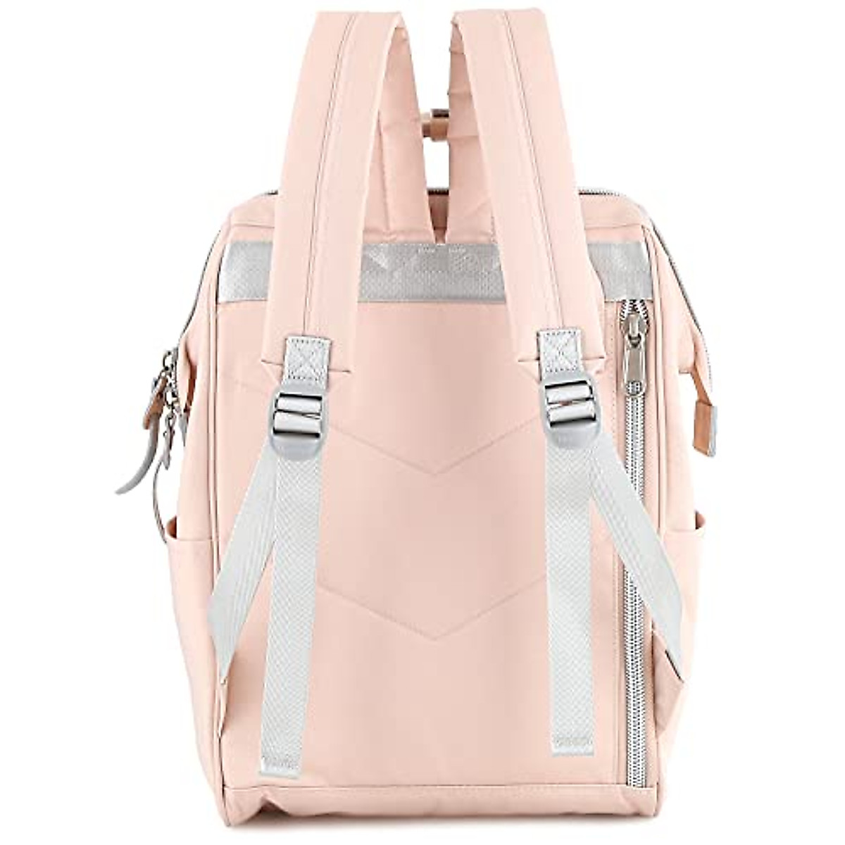 himawari Laptop Backpack for Women&Men Travel Backpack With USB Charging Port Large Business Bag Water Resistant College Bag Computer Bag Doctor Bag(1881-Pink, Regular)