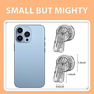 NHO Ovent Mitt Hanger - Twist Lock Suction Clips for Kitchen Stove Gloves - Hooks for Door - Towels Holder for Bathroom - Hanging Stuff for Cabinet Fridge Refrigerator - Grey