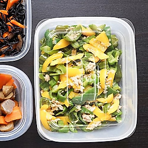 ABOOFAN Polycarbonate Hotel Pan Lids with Handle, 4pcs 1/6 Size Clear Acrylic Food Pan Lid Steam Table Pan Cover Food Storage Containers Covers for Restaurant Hotel