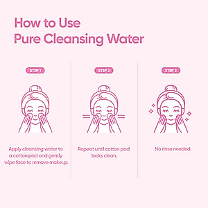 BANILA CO Clean It Zero Pure Cleansing Water | Gentle Cleanser for Sensitive Skin | Micellar Water Makeup Remover No Rinse & Oil Free (310ml / 10.48 fl.oz)