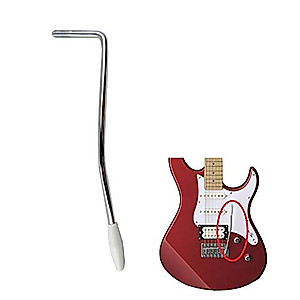 LinaLife diameter:3/16 inch (5.3mm) chrome silver Guitar Single Strat Tremolo Arm Trem Bar Whammy Bar for USA/Mexican Fender American Stratocaster Squier Standard Electric Guitar Parts Crank Handle