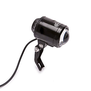 Portland Design Works | Kepler E-bike Headlight | Bosch E-bike System Plug and Play, Black, Fits e-bikes with fork crown hole for mounting