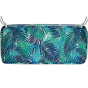 NettyPro Outdoor Bench/Swing Cushion Slip Cover 42 x 18 x 3 Inch, Water Resisitant UV Protection Patio Furniture Loveseat Cushion Cover with Zipper, Replacement Cover Only