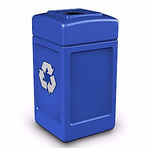 Commercial Zone Recycle42 Mixed Recycling Open Top - Blue (746304)