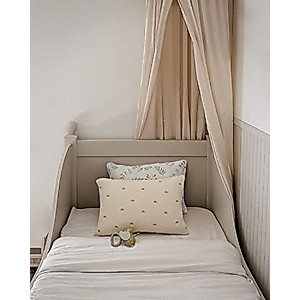 Blissful Diary Toddler Pillow with Muslin Cotton Pillowcase, 13x18 Kids Pillows for Sleeping and Traveling, Crib Pillow, Small Pillow for Kids, Toddler Bed Pillows (Rainbow)