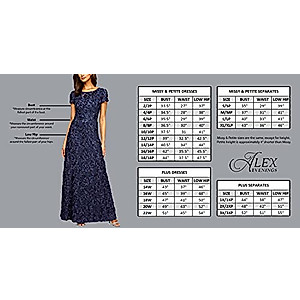 Alex Evenings Women's Petite Long Sleeveless Dress with Shawl, Champagne, 8P