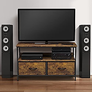 Sorbus TV Stand Dresser with 2 Drawers - Television Riser Chest with Storage - Bedroom, Living Room, Closet, & Dorm Furniture