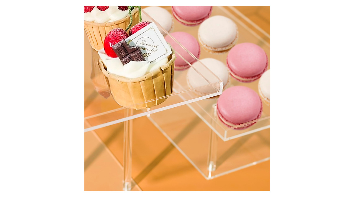 Clear Acrylic Dessert Display Set for Events & Parties