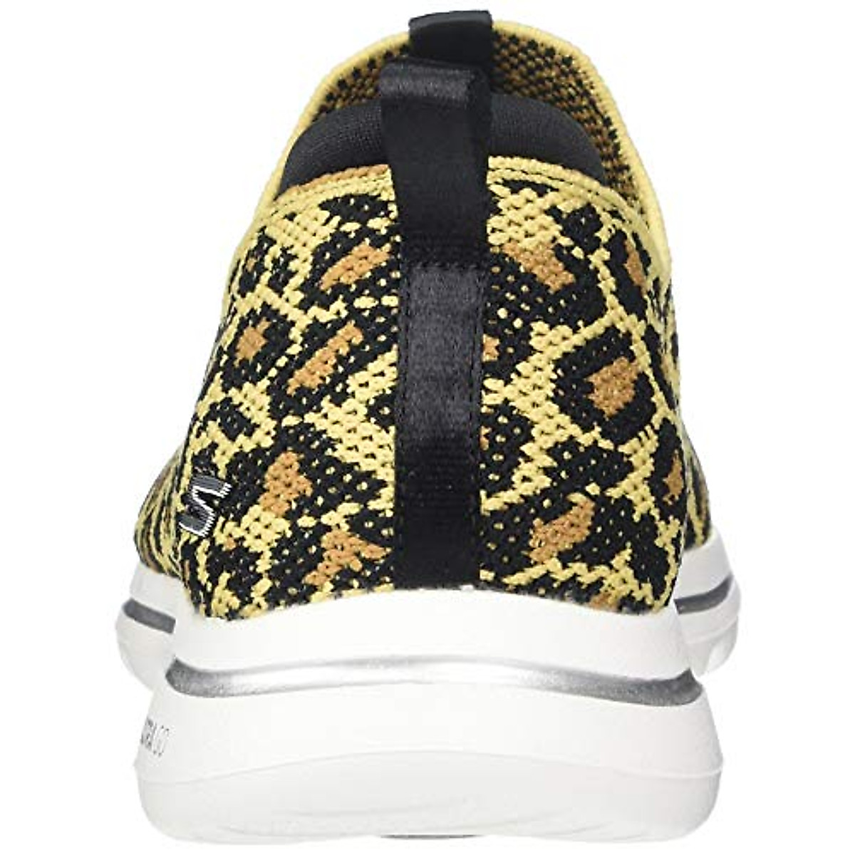 Skechers Women's Go Walk 5 - Wildlife Sneaker, Leopard, 7.5 US