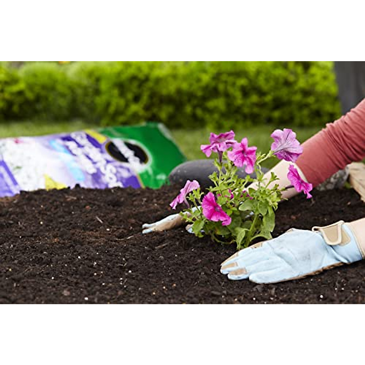 Miracle-Gro 70359430 Garden Soil Flowers, 1.5 Cf