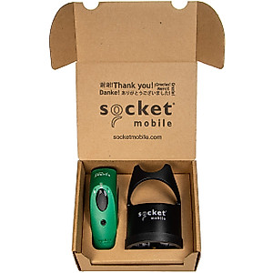 SOCKET Scan S740, Universal Barcode Scanner, Green & Black Dock (CX3446-1909)