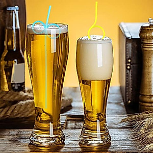 VOKOY 60pcs Crazy Loop Straws, Colorful Reusable Drinking Straws Funny Straws for Kids, Birthday Party, Parties, Carnivals