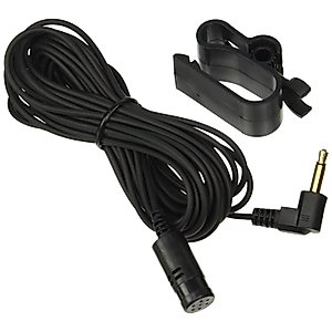 Universal for Kenwood JVC Sony Jensen Alpine Replacement Bluetooth Microphone Mic 3.5mm Jack 15ft Long Cable with Clip Mount for All BT Enabled Radios