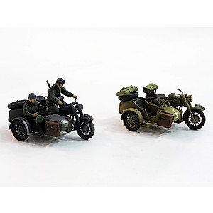 Tamiya Models German Motorcycle and Sidecar