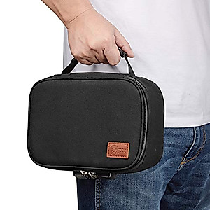 E EGOOZ Large Smell Proof Storage Stash Locking Bags with Combination Lock, Waterproof Smell Proof Box Case For Home & Travel Use, 9 X 6.5 X3.5 Inches-Black…