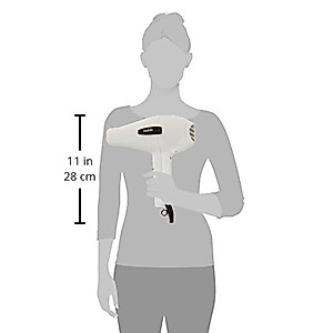 Elchim 2001 High Pressure Hair Dryer - white , 1 Count (Pack of 1)