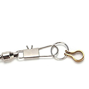 ViaGasaFamido Bird Leash, Stainless Steel Bird Foot Chain with Ring Parrot Ankle Foot Ring Anti-bite Outdoor Flying Training Rope(Grey Parrot)