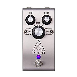 Jackson Audio Prism EQ and Boost Guitar Effects Pedal, Stainless Steel (PRISMSV)