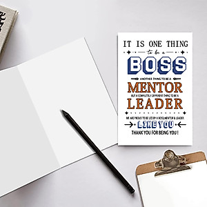 Funny Boss’s Day Card for Boss, Unique Boss Appreciation Card for Him Her, National Bosses Day Gifts for Leader, Best Boss Day Cards Gifts for Mentor, Bosses Day Gift Ideas