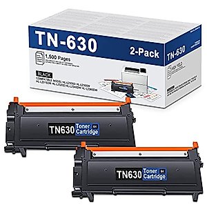 LOVPAIN Compatible TN-630 TN630 Toner Cartridge 2-Pack Replacement for Brother TN630 Toner Cartridge HL-L2340DW L2360DW L2380DW MFC-L2700DW L2705DW L2707DW DCP-L2520DW L2540DW Series Printer