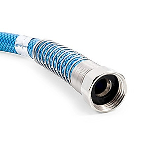 Camco 22813 4ft Premium Drinking Water Hose, Lead and BPA Free, Anti-Kink Design, 20% Thicker Than Standard Hoses 5/8" Inside Diameter, 4 Feet, Blue