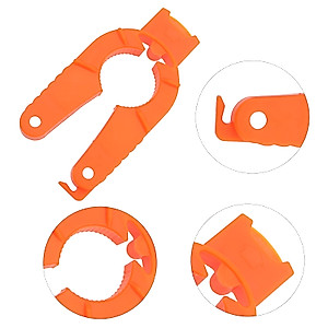 4 PACK Multifunctional Kitchen Can Opener Adjustable Easy Grip Bottle Jar Opener Use for Elderly Weak Hands and Arthritic