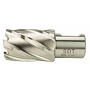 Steel Dragon Tools 1" x 1" Cutting Depth High Speed Steel Annular Cutter with 3/4" Weldon Shank