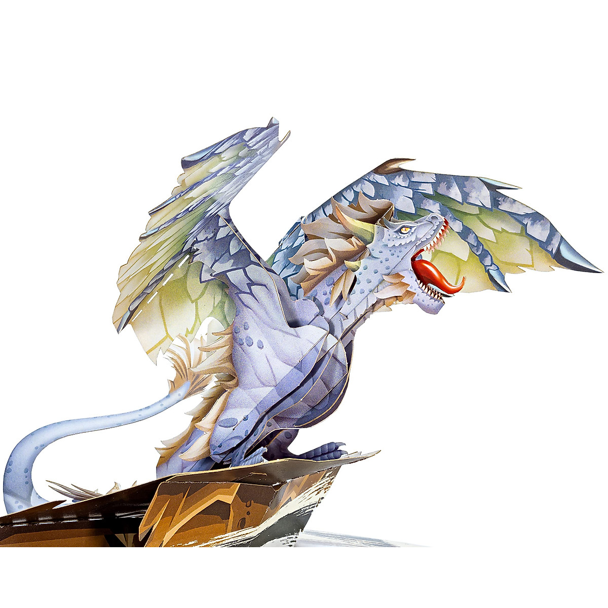 Legendary Dragon,WOW Greeting Pop Up 3D Card For All Occasions,Birthday, Love, Christmas, Goodluck, Congrats, Get Well,Handcrafted With Love,Proud USA Brand (Cloud Dragon)