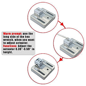 2PCS Stainless Steel Barn Door Soft Close Mechanism, Adjustable Tension Spring Buffer Damper, Hole-Free/Drilling Perfect for Silver Flat Track for Door Weight 77-132 Pounds with Actuator Spacers