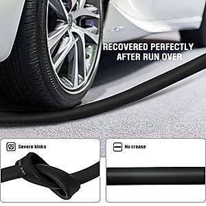 Famyards Garden Hose 50FT, 5/8'' Water Hose Drinking Water Safe Lead-free, No Kink and Leak Garden Hose For RV, Trailer and Camping, Black