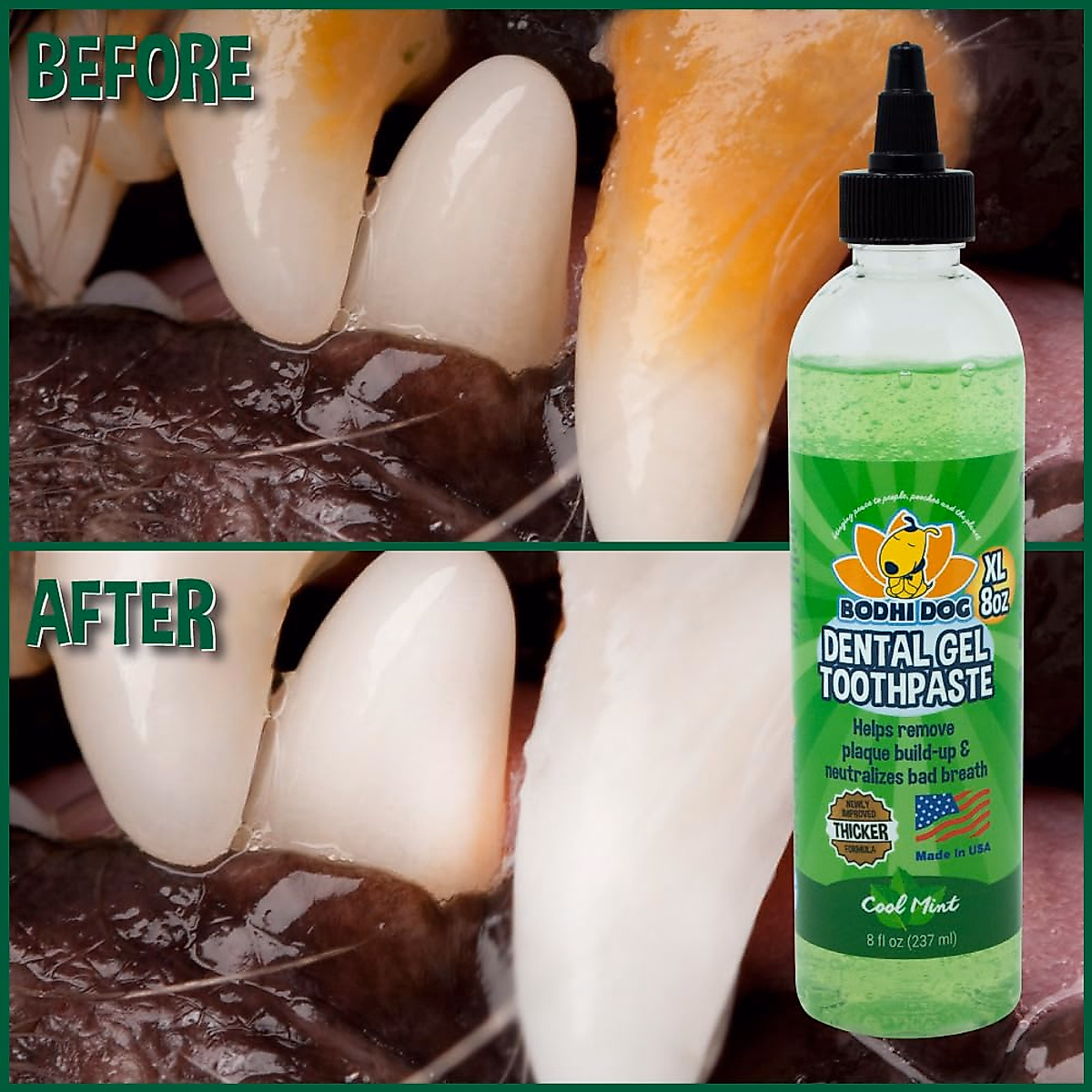 Bodhi Dog 50 Pack Dual Headed Long Toothbrushes + Dental Gel Toothpaste Bundle